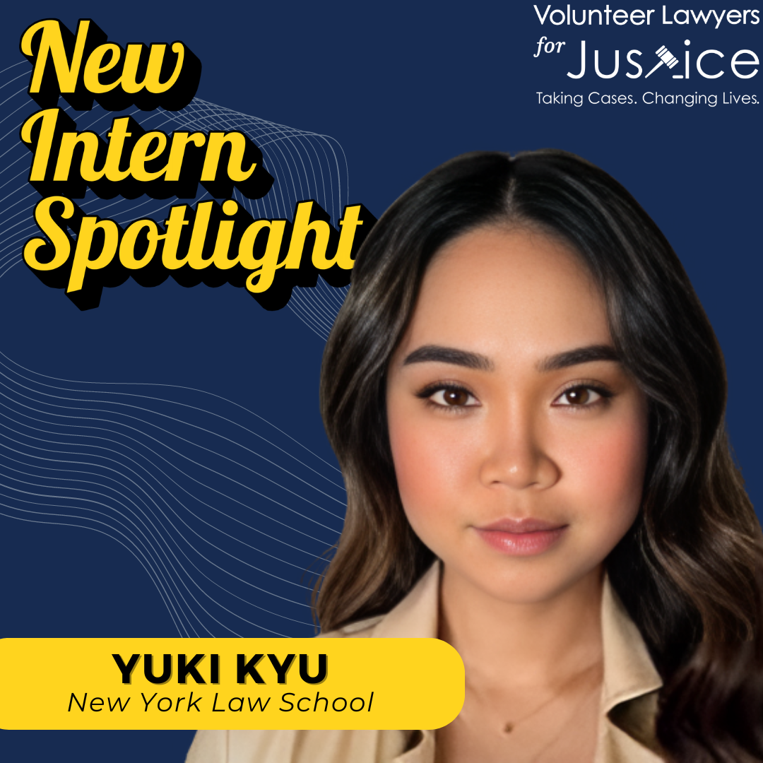 New Summer 2024 Intern Spotlight: Yuki Kyu — Volunteer Lawyers for Justice