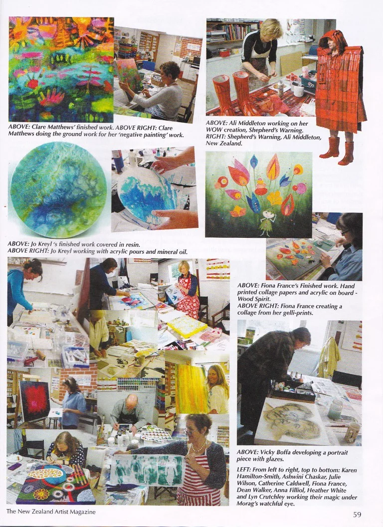 NZ Artist Magazine Article — Morag Stokes Art Studio