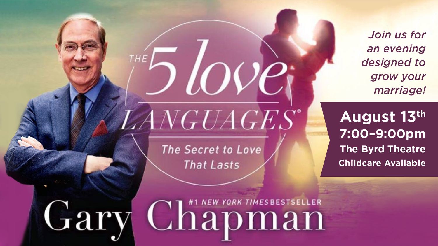 Five Love Languages: Date Night hosted by Dr. Gary Chapman — Area 10 ...