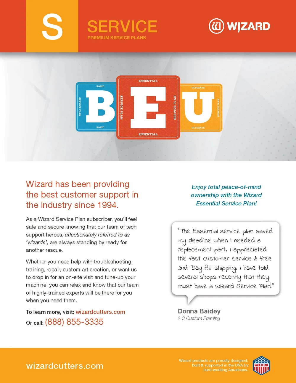 Premium Service Plans — Wizard International, Inc.