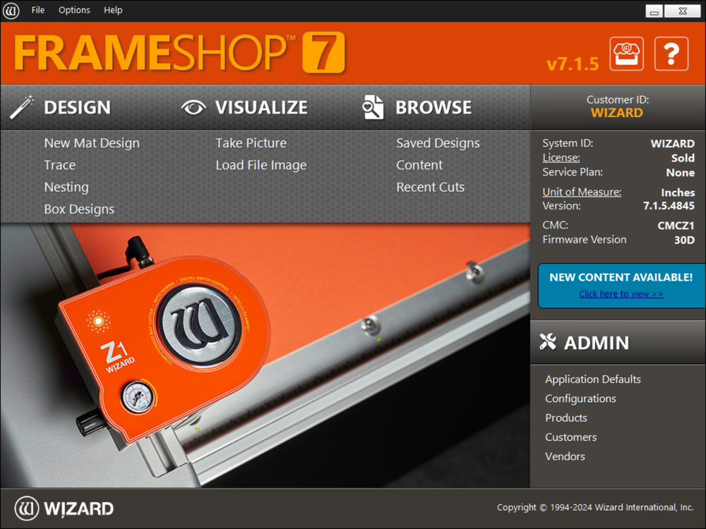 FrameShop Software — Wizard International, Inc.