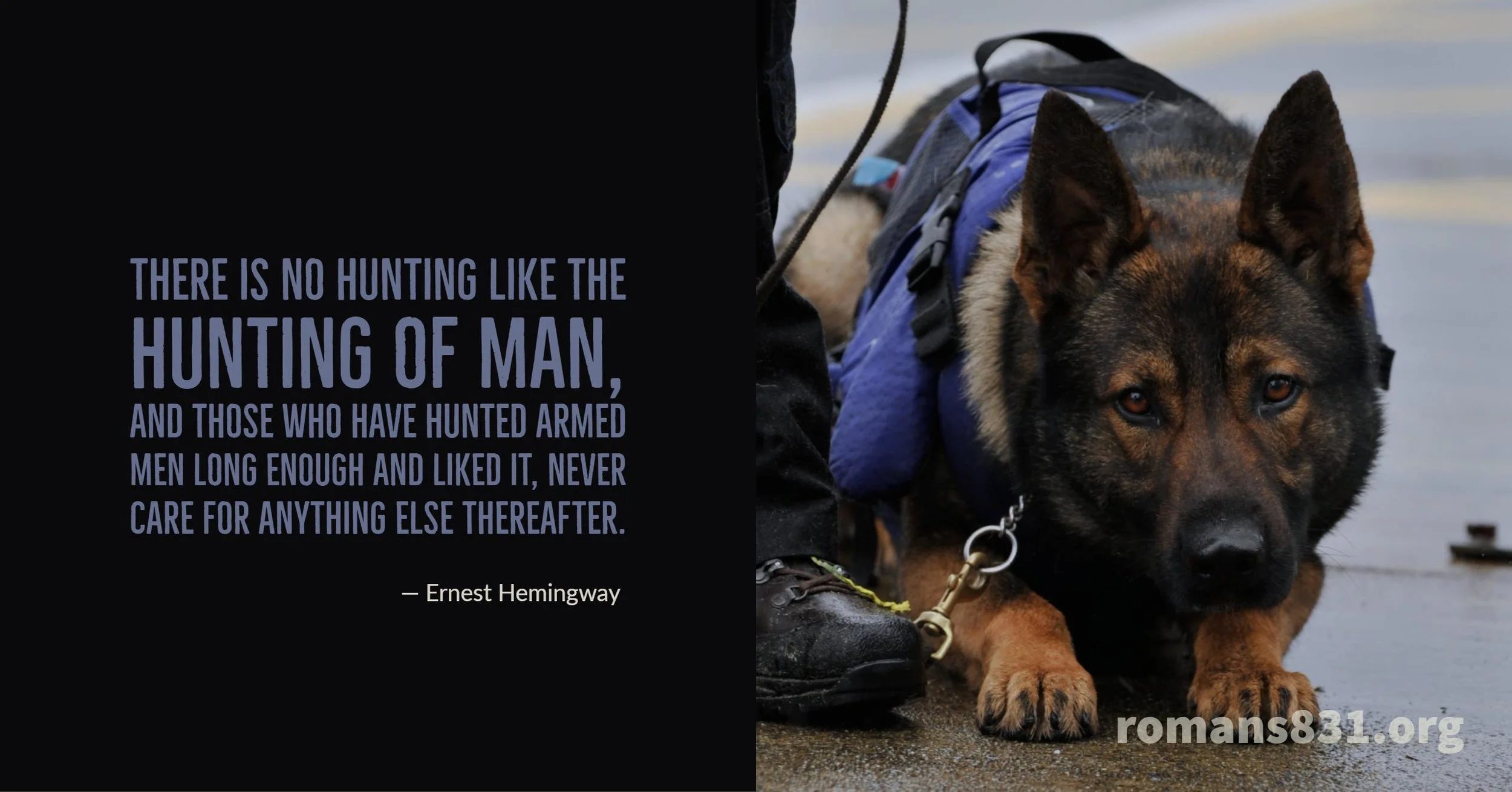 Ernest Hemingway Hunting Armed Men