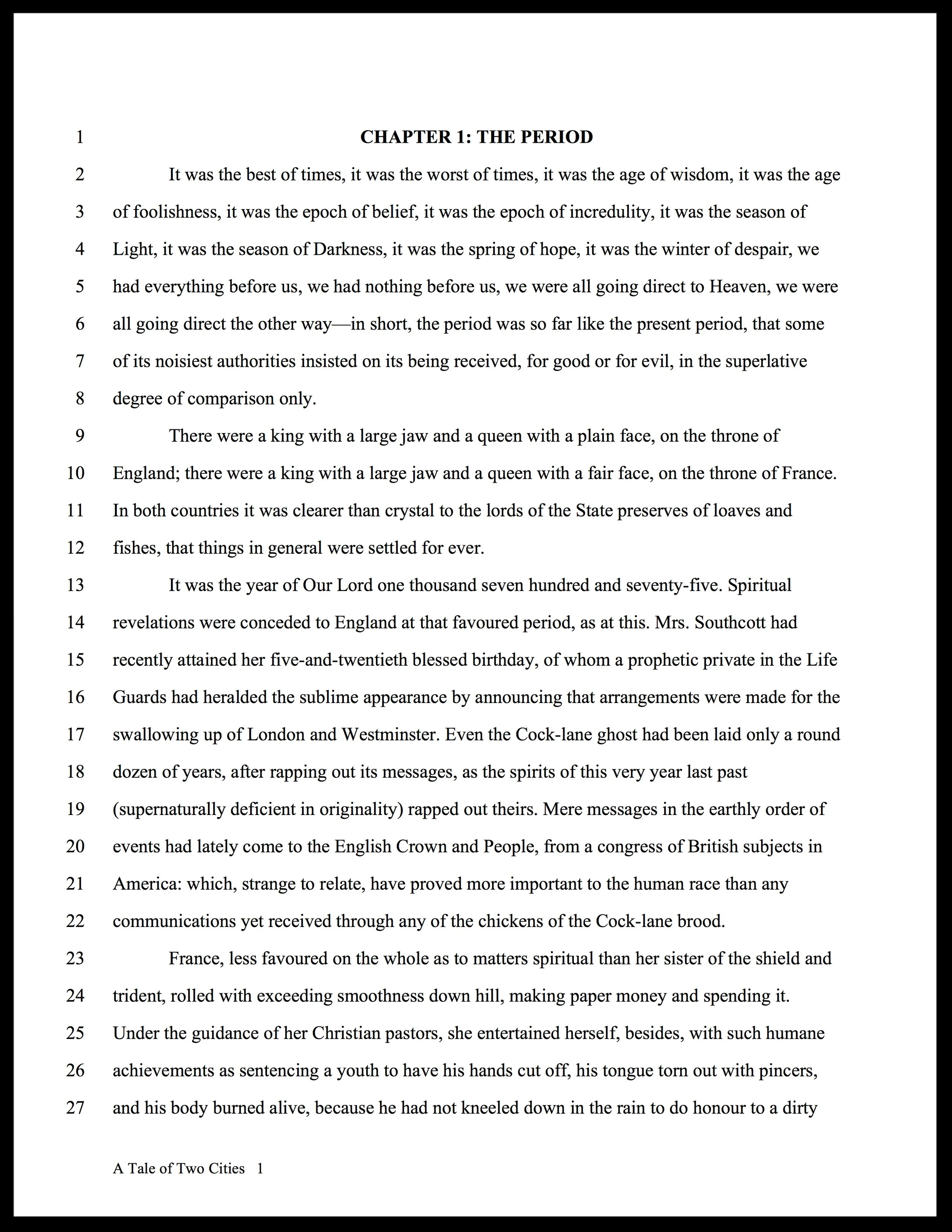 Times New Roman Font 12