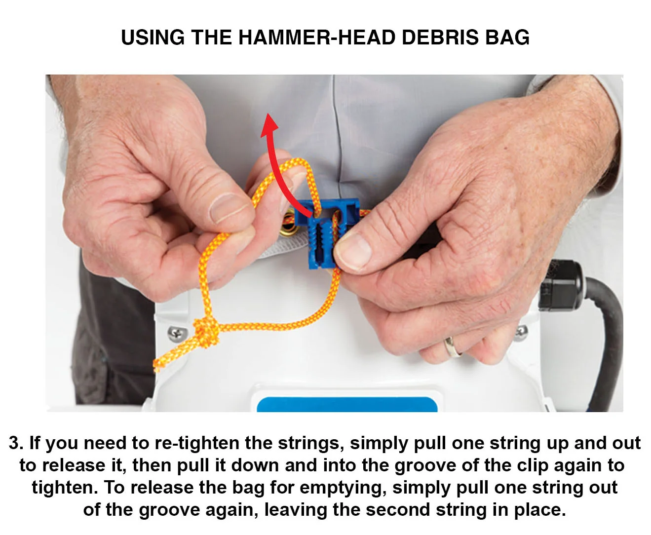 VIDEO GUIDE #4 BAGS - HAMMER-HEAD POOL VACUUMS
