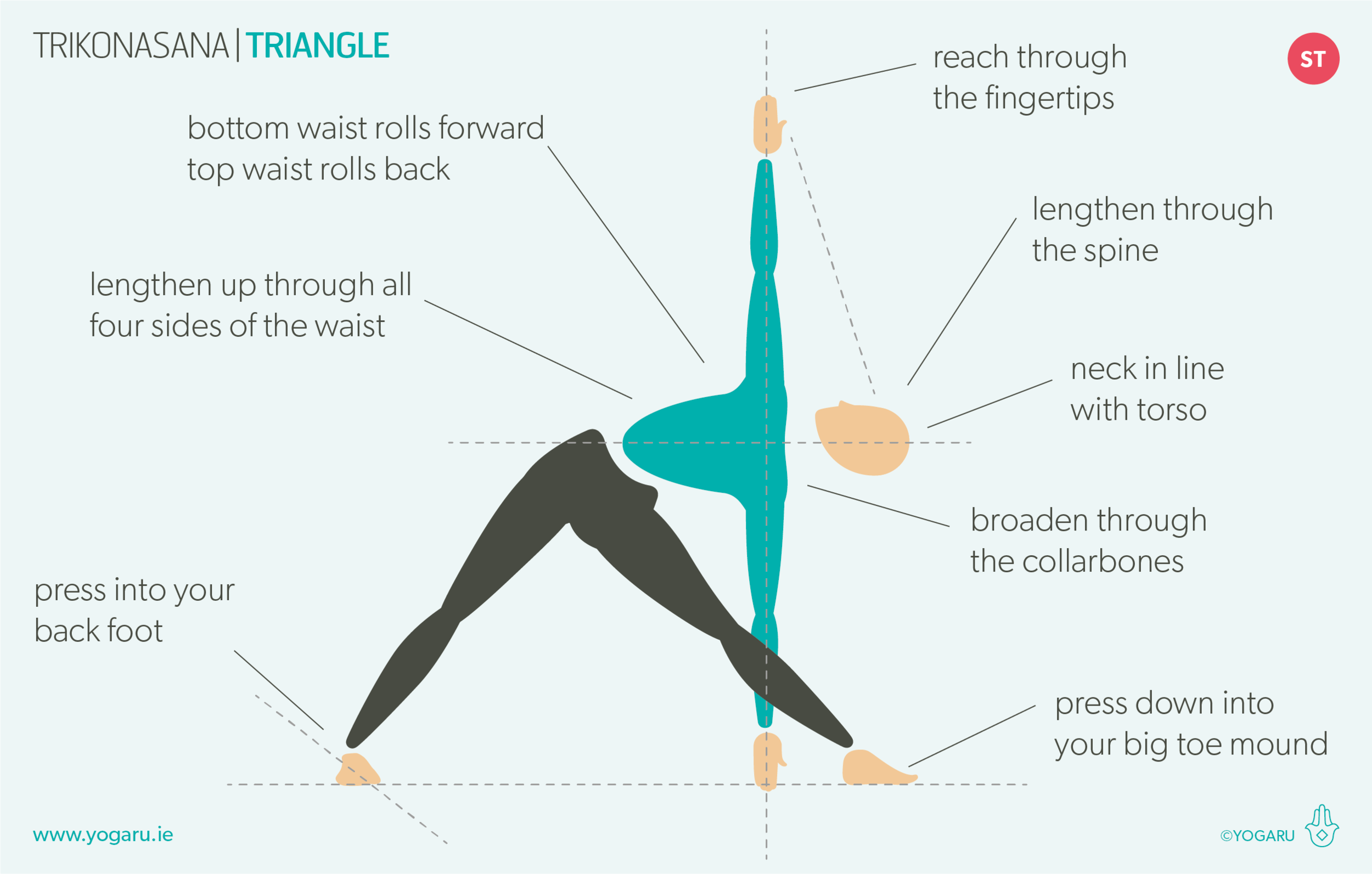 Trikonasana - Triangle — YOGARU
