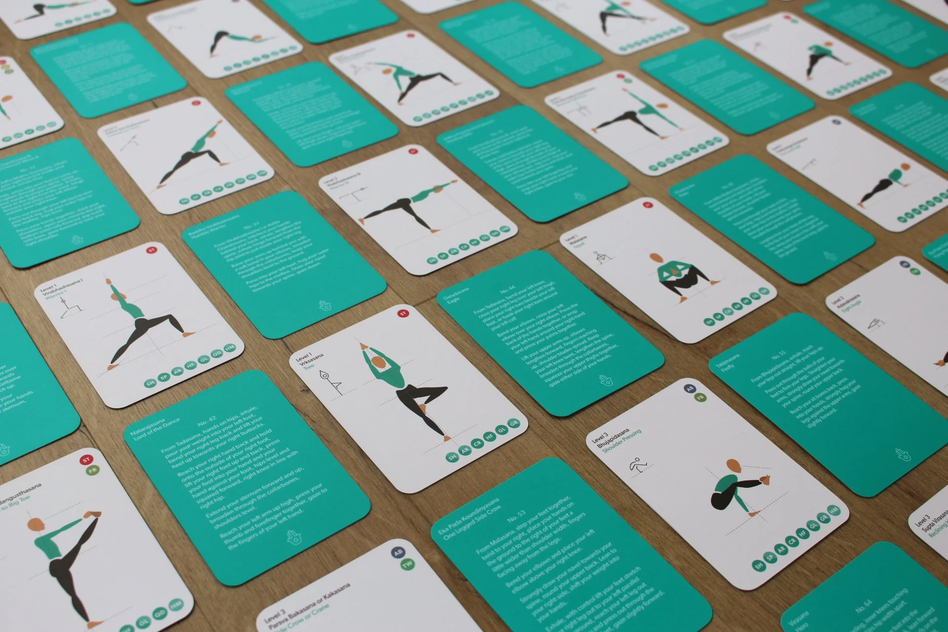 108 Asana Cards — YOGARU