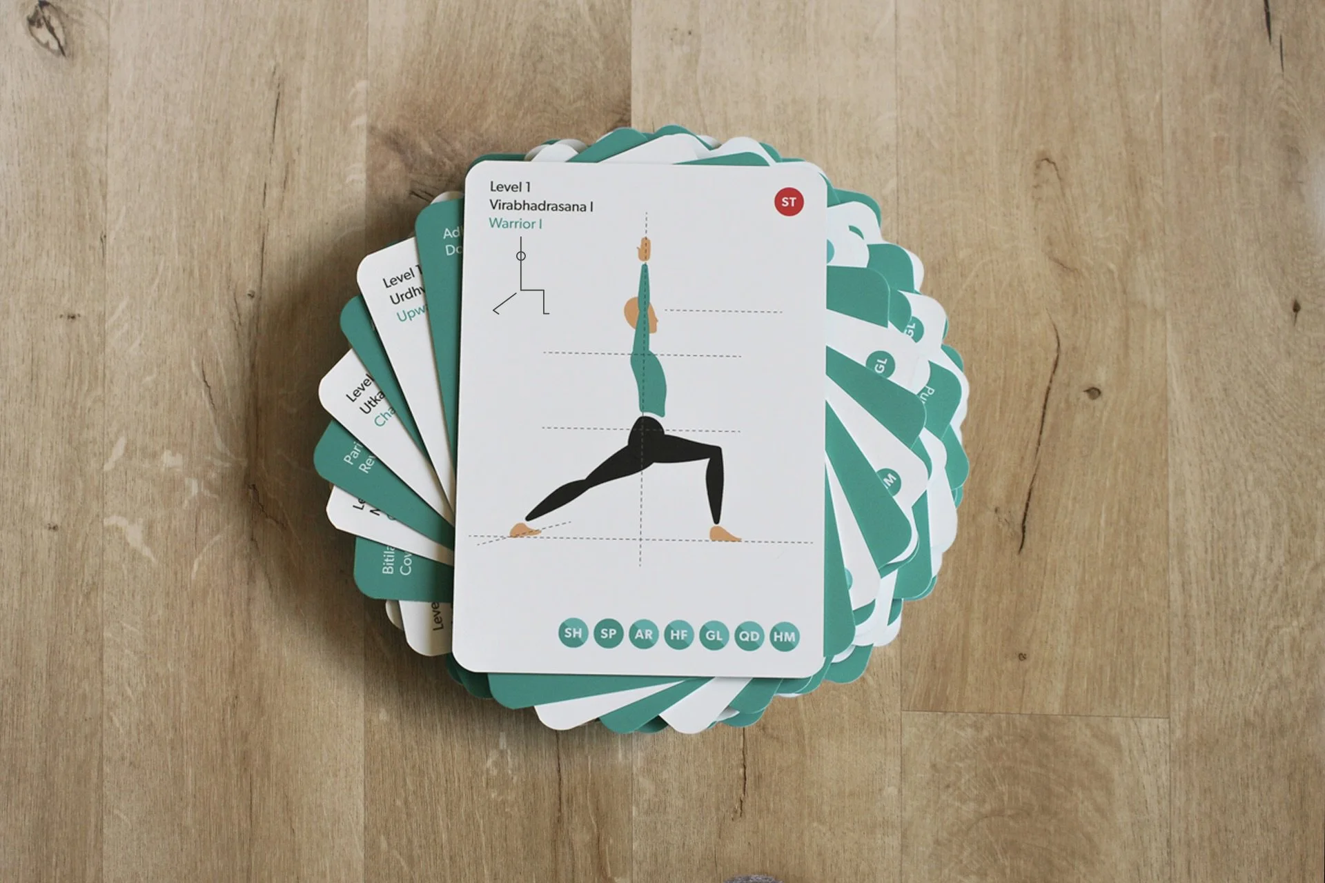 108 Asana Cards — YOGARU