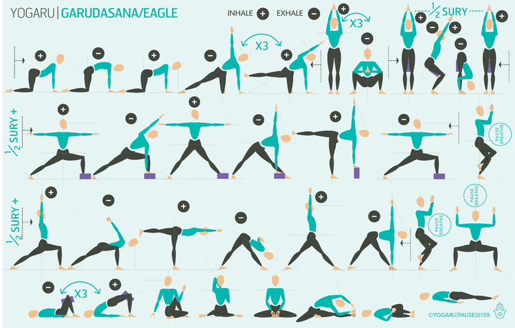 Garudasana - Eagle — YOGARU