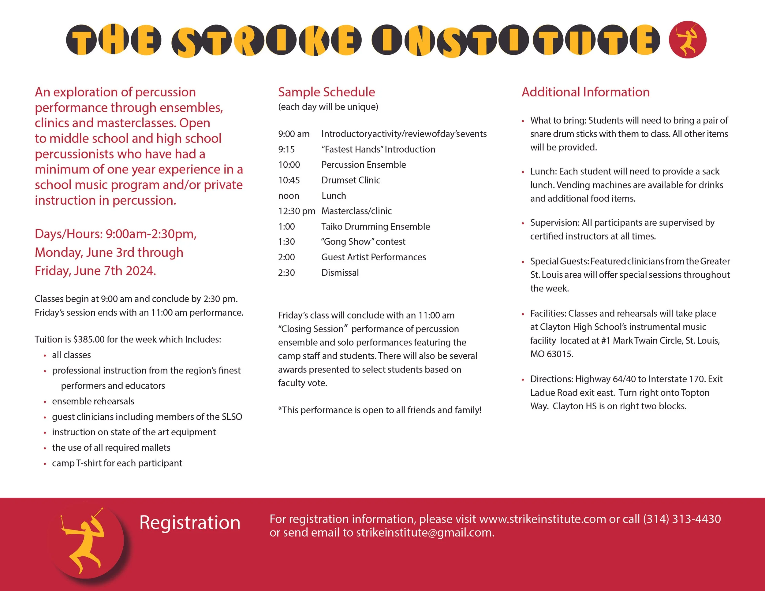 Strike Institute Brochure — The Strike Institute