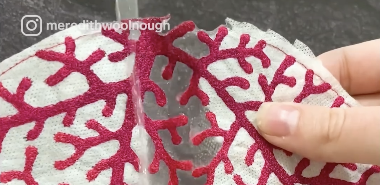 Insider feature - How Embroidery Comes To Life With Water-Soluble ...