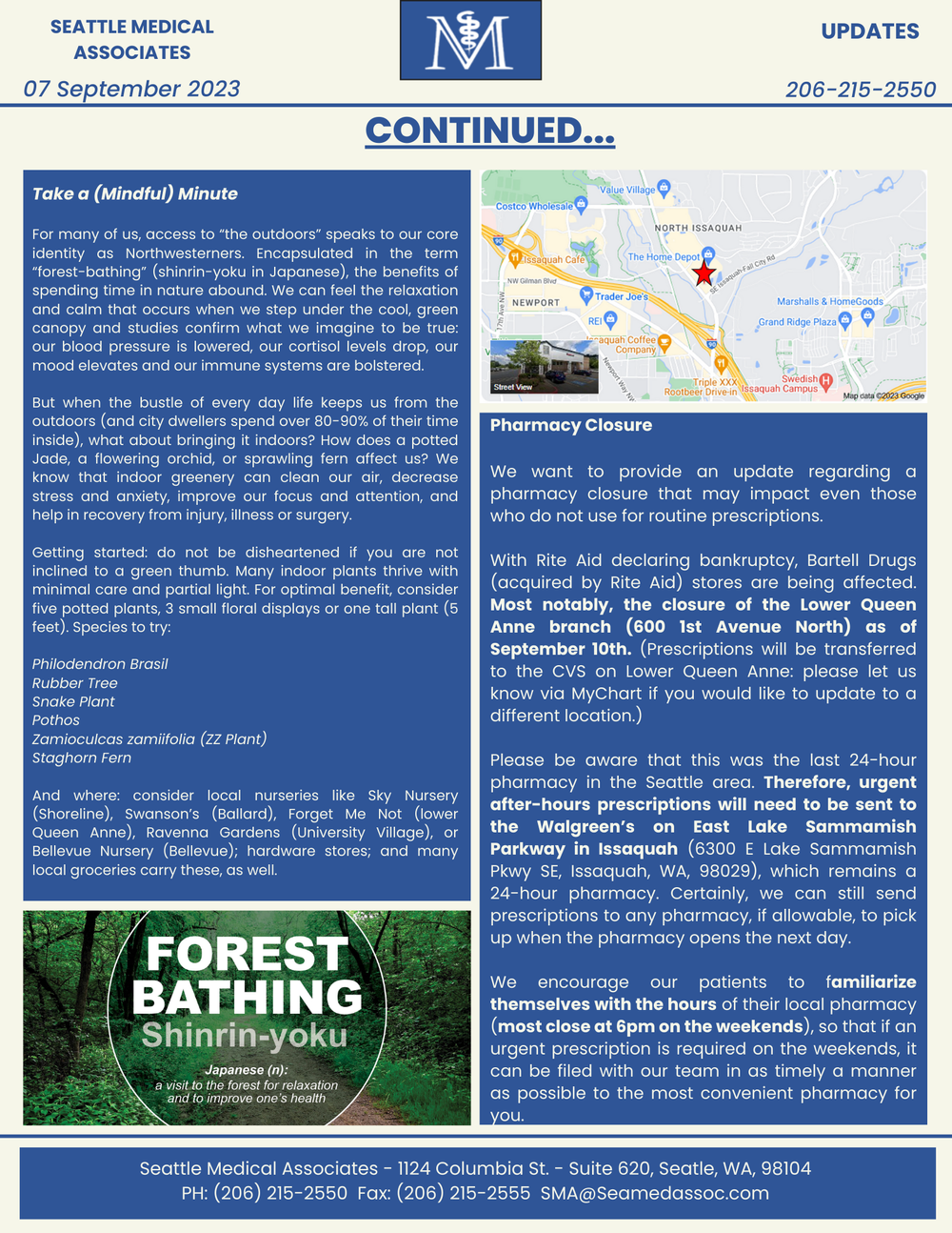 Newsletters — Seattle Medical Associates