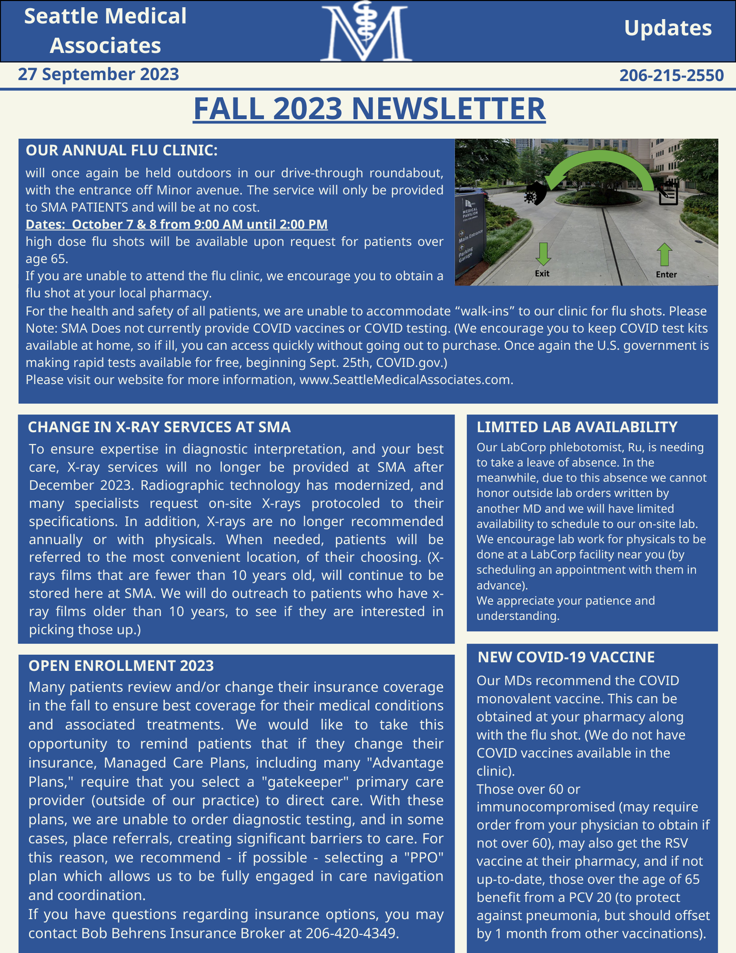 Newsletters — Seattle Medical Associates