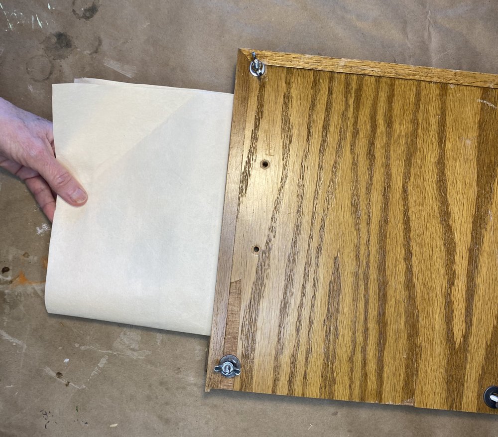 How to Flatten Ecoprint Papers — carol ann webster