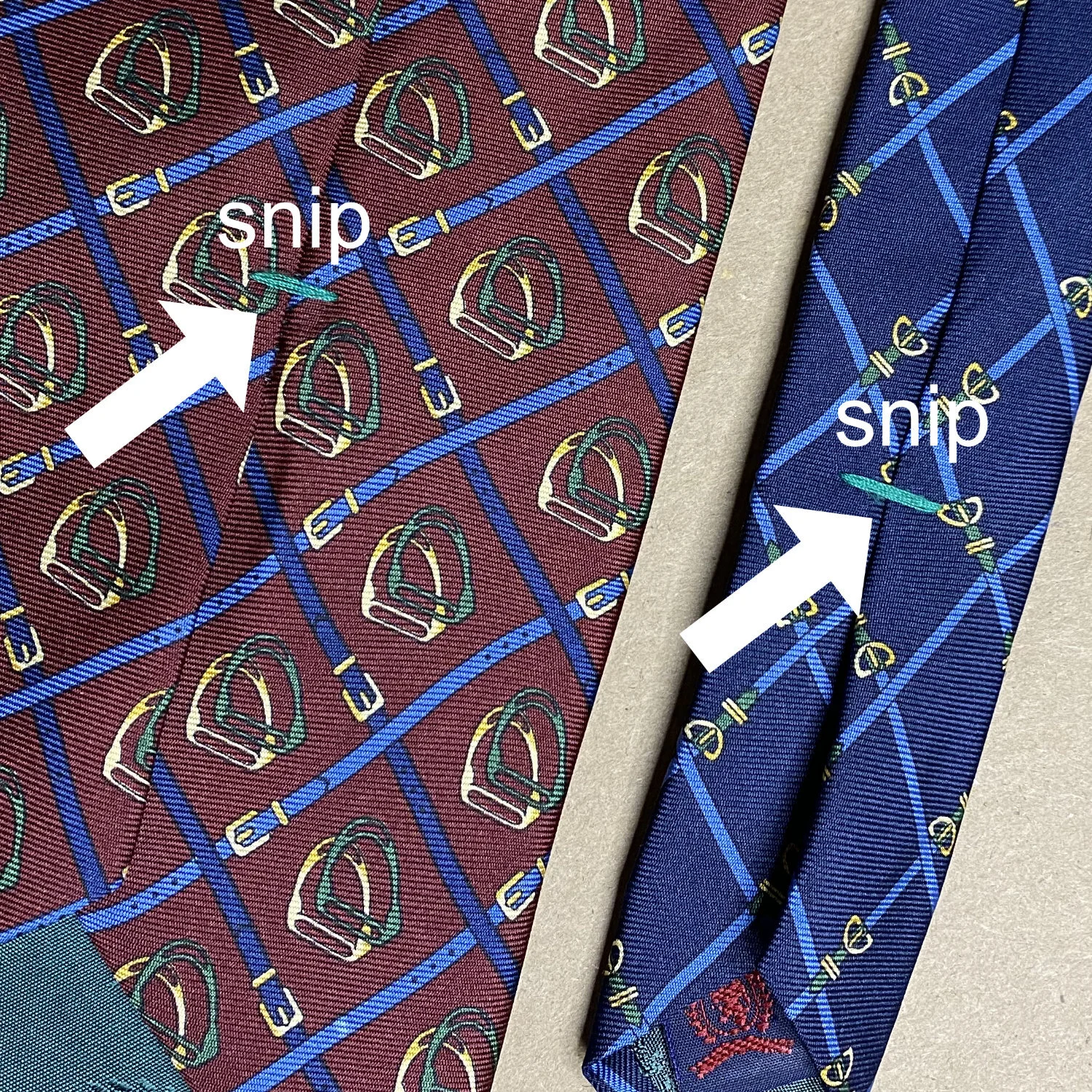 How to Deconstruct a Necktie — carol ann webster