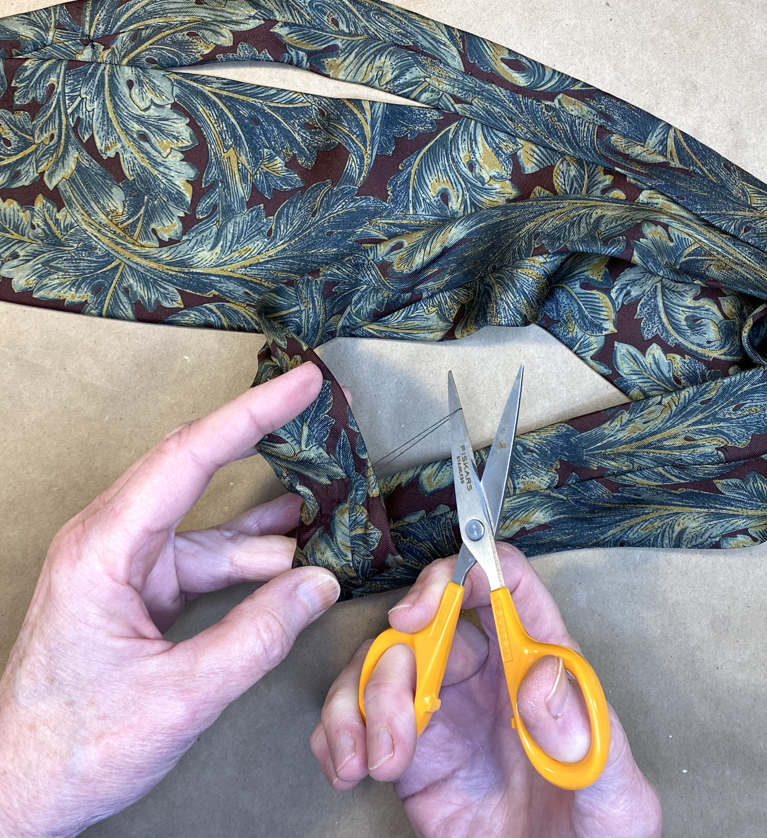 How to Deconstruct a Necktie — carol ann webster