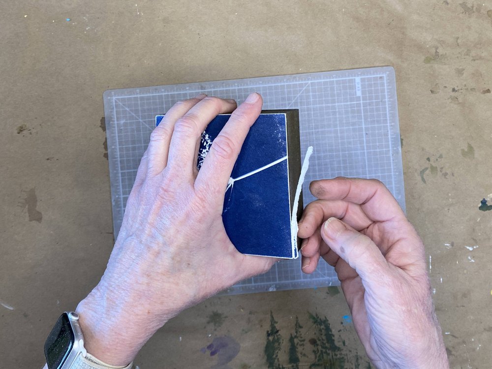 How to Glue Printed Paper to a Wood Panel — carol ann webster