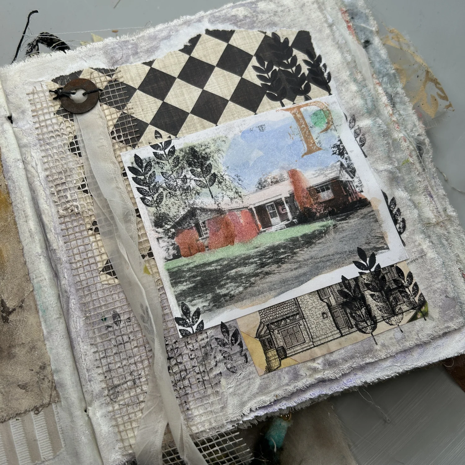 Why I Love a Textile-Page Art Journal — carol ann webster
