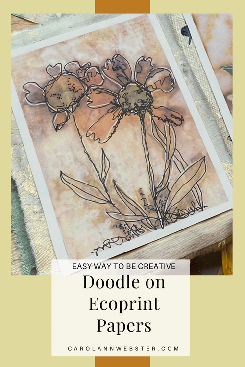 How about Ecoprint Pages for Doodling? — carol ann webster