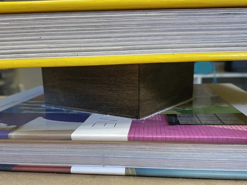How to Glue Printed Paper to a Wood Panel — carol ann webster