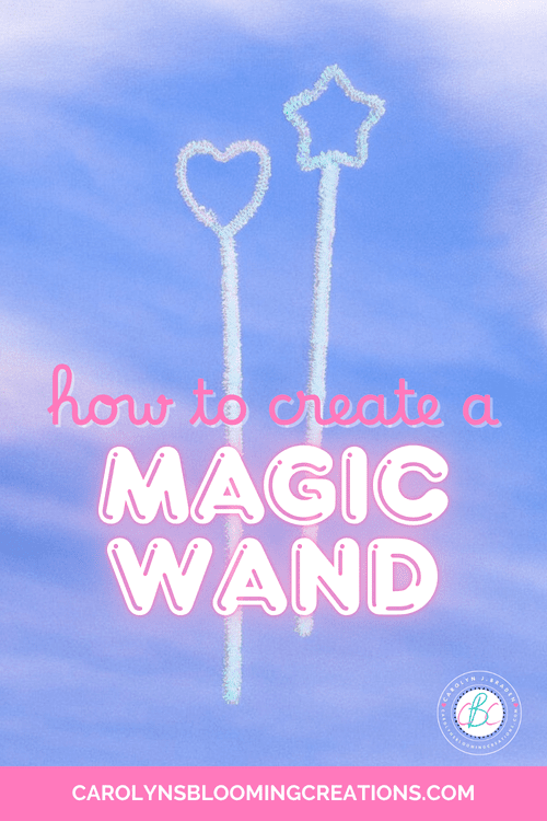 How to Make a Sparkly Pipe Cleaner Magic Wand — DIY Home Improvements ...