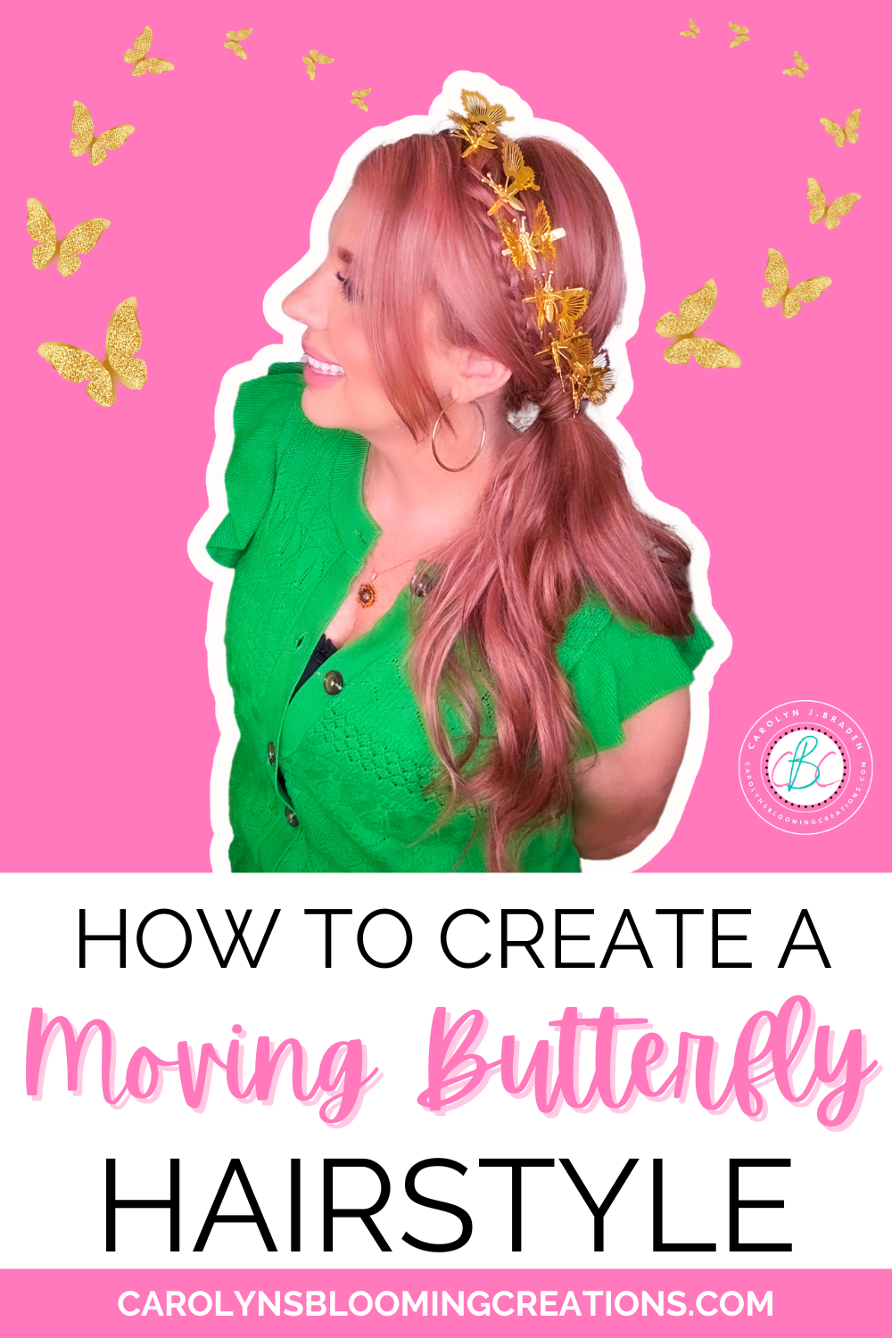 How To Create a Moving Butterfly Hairstyle — DIY Home Improvements ...