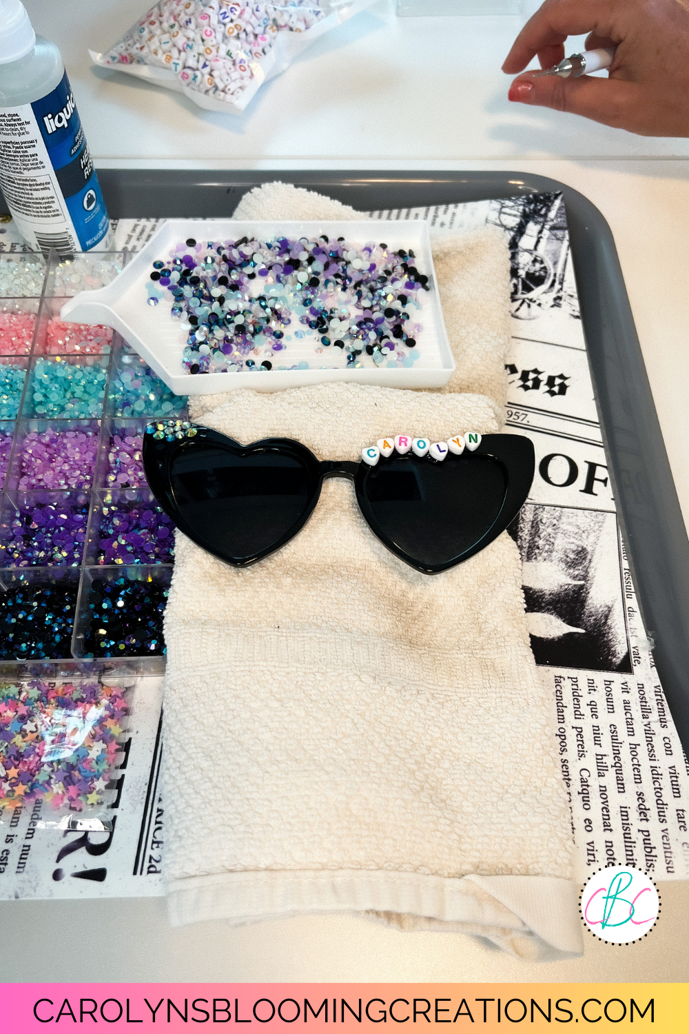 How To Make Sprinkle Sunglasses — DIY Home Improvements Carolyn's ...