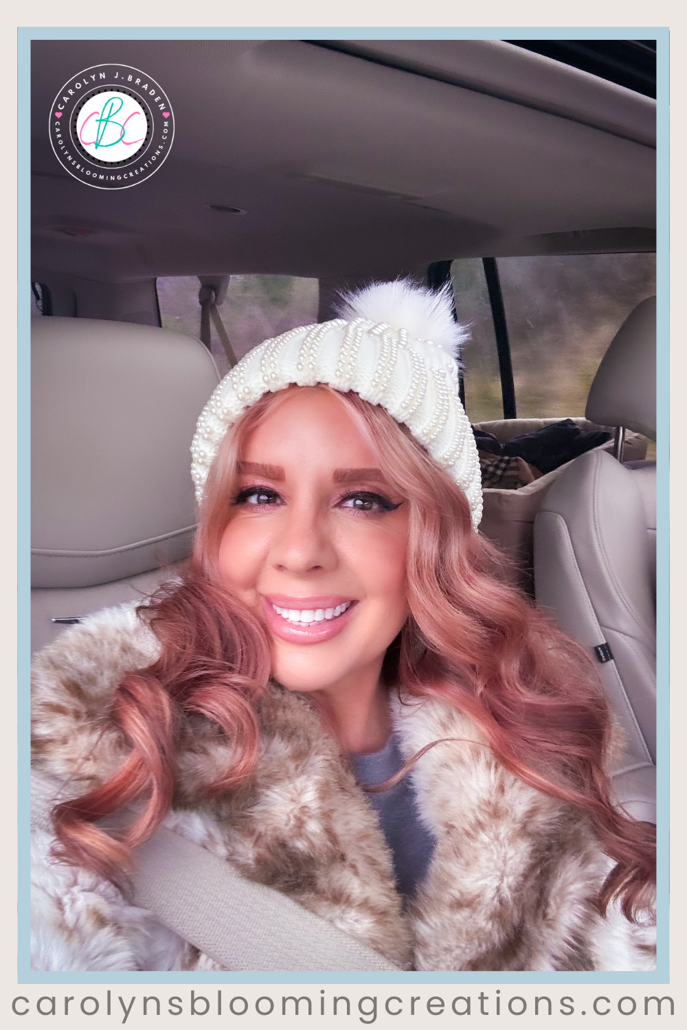 How to Create a Winter Bling Beanie Hat — DIY Home Improvements Carolyn ...