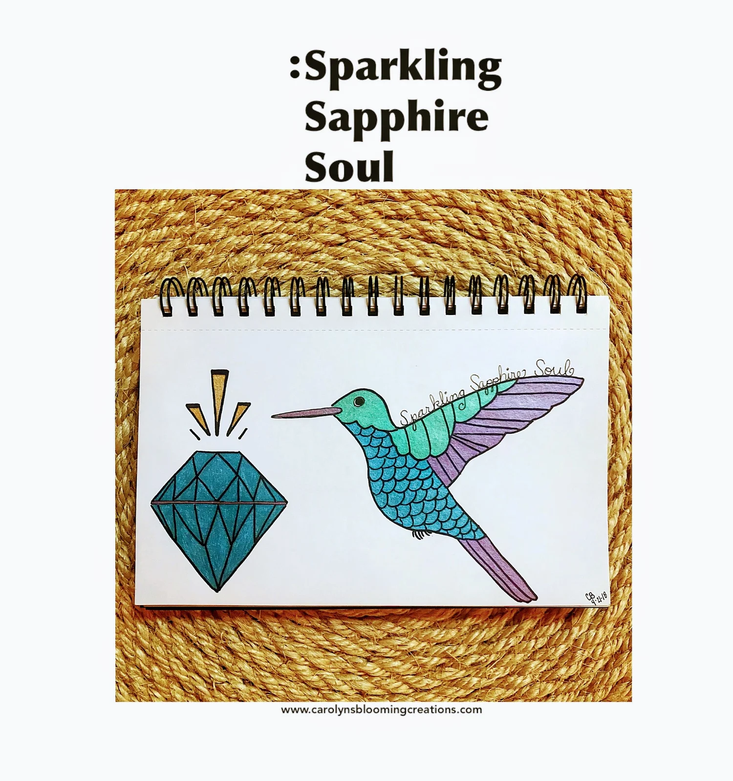 Sparkling Sapphire Soul — DIY Home Improvements Carolyn's Blooming ...