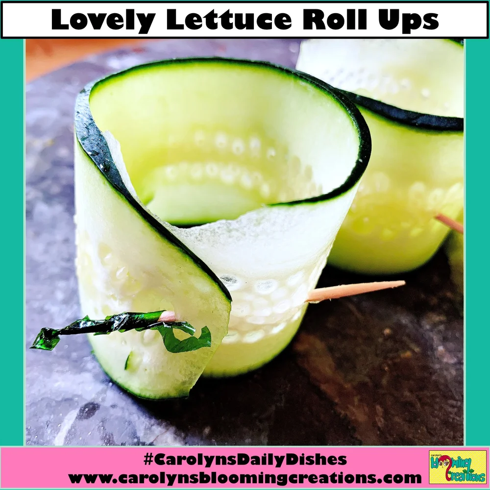 Lovely Lettuce Roll Ups #Vegan — DIY Home Improvements Carolyn's ...