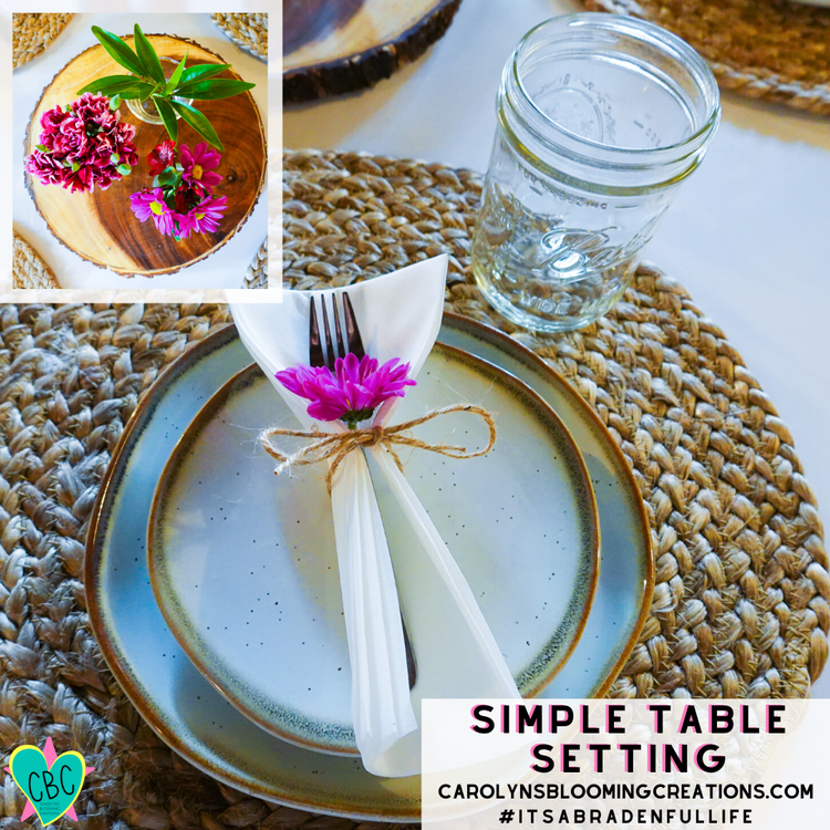 DIY Simple Table Setting for All Occasions #ItsaBradenfulLife — DIY ...