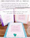 3 Ways to Organize Your Life + Lots of Free Organizational Printables ...