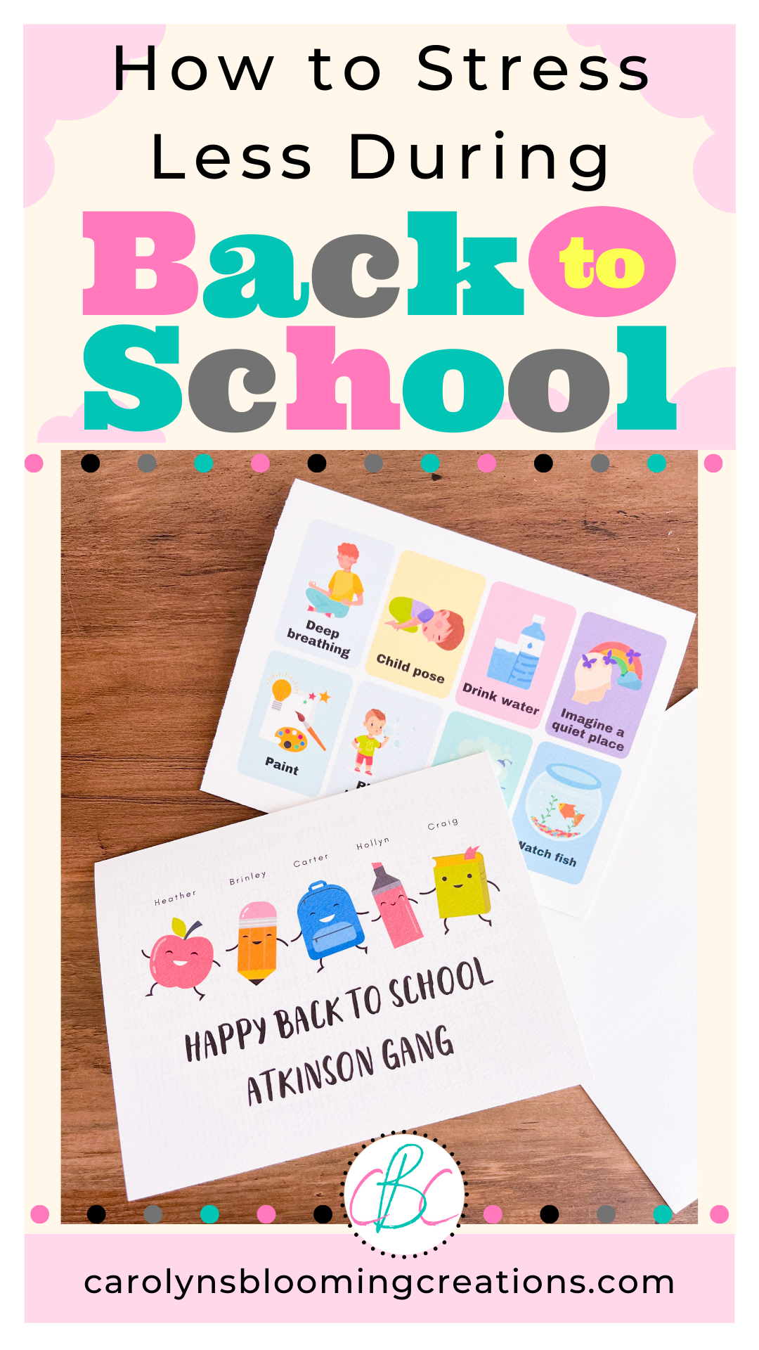 How to Beat Back to School Anxiety — DIY Home Improvements Carolyn's ...