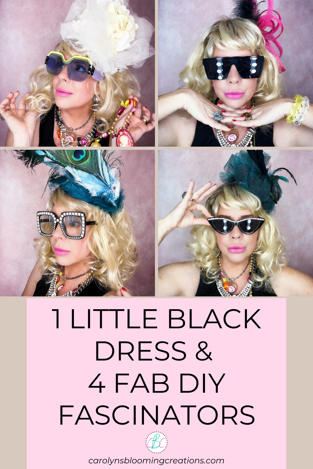 1 Little Black Dress and 4 Fab DIY Fascinators — DIY Home Improvements ...