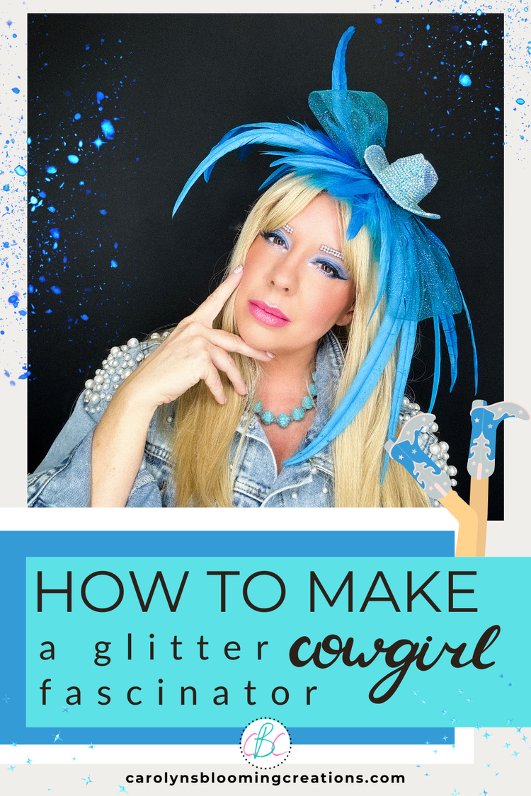 How to Make a Glitter Cowgirl Hat Fascinator — DIY Home Improvements ...