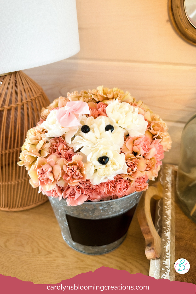 How To Make A Flower Dog Arrangement — DIY Home Improvements Carolyn's ...