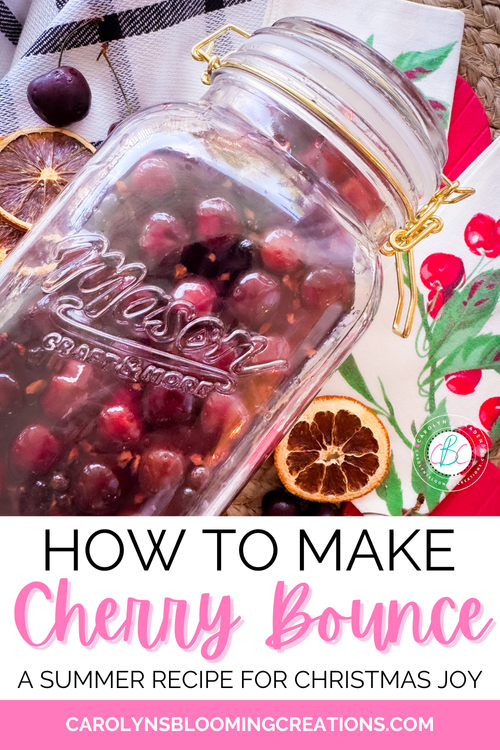 How to Make Cherry Bounce a Summer Recipe for Christmas — DIY Home ...