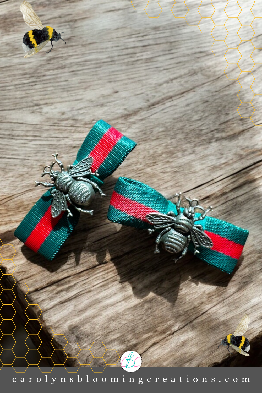 Designer Inspired DIY Honey Bee Hair Bows — DIY Home Improvements ...