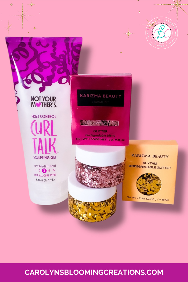 How to Make Biodegradable Glitter Hair Gel for Braids and Waves — DIY ...