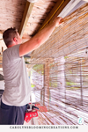How To Hide Ugly Ceilings With Reed Fencing — DIY Home Improvements ...