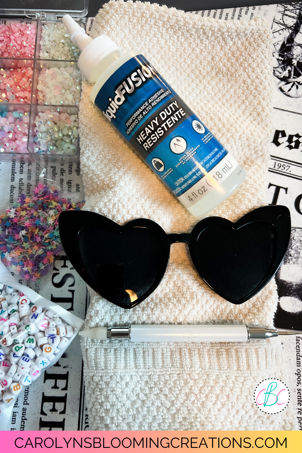 How To Make Sprinkle Sunglasses — DIY Home Improvements Carolyn's ...
