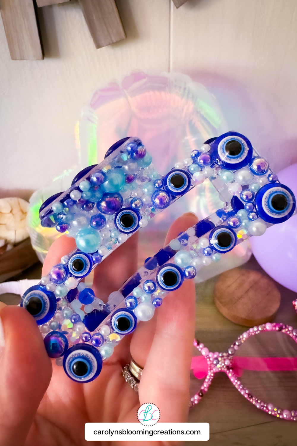 Evil Eye Claw Clip + Simple Travel Craft Ideas — DIY Home Improvements ...