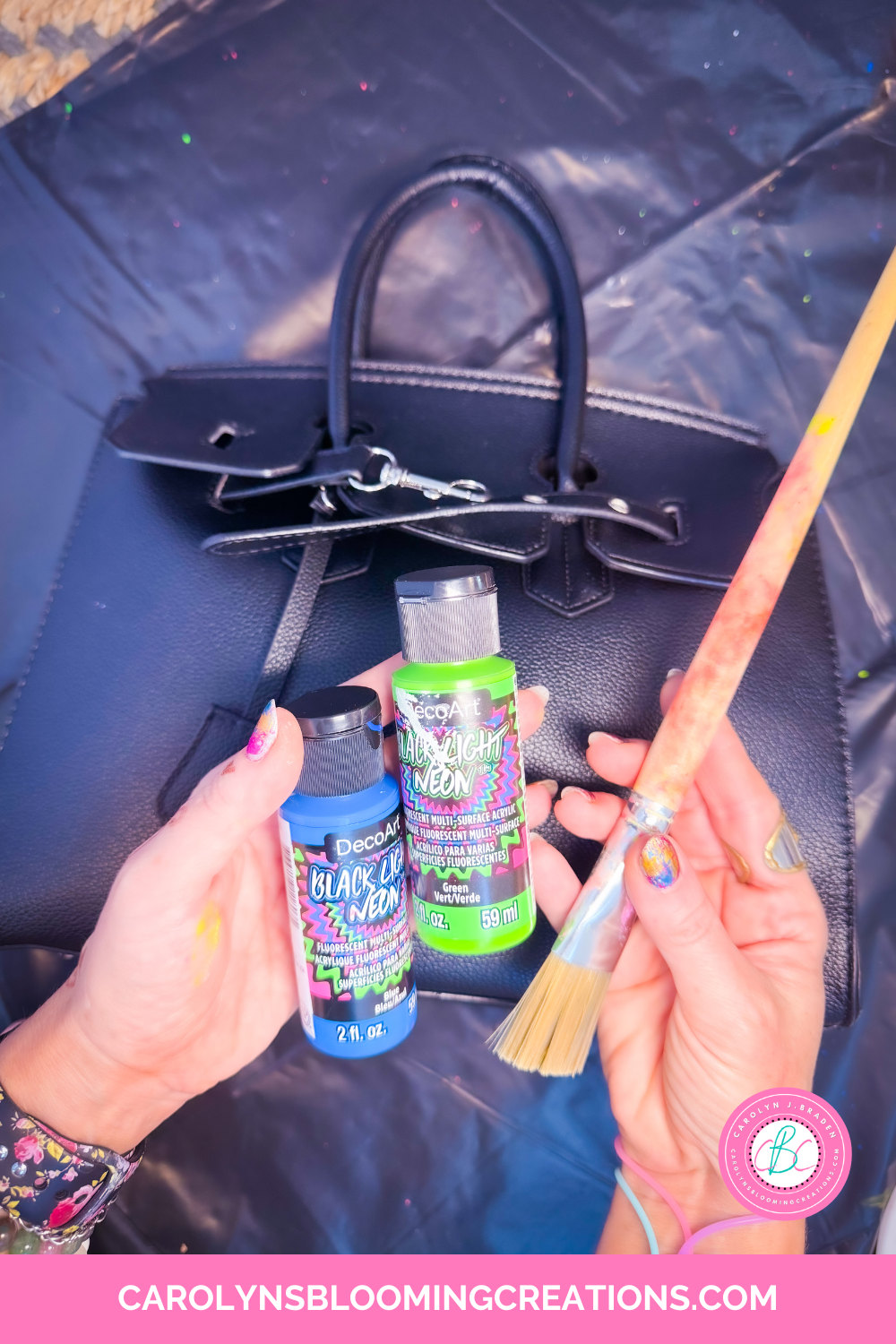 How to Make a Hand Painted Birkin Dupe — DIY Home Improvements Carolyn ...