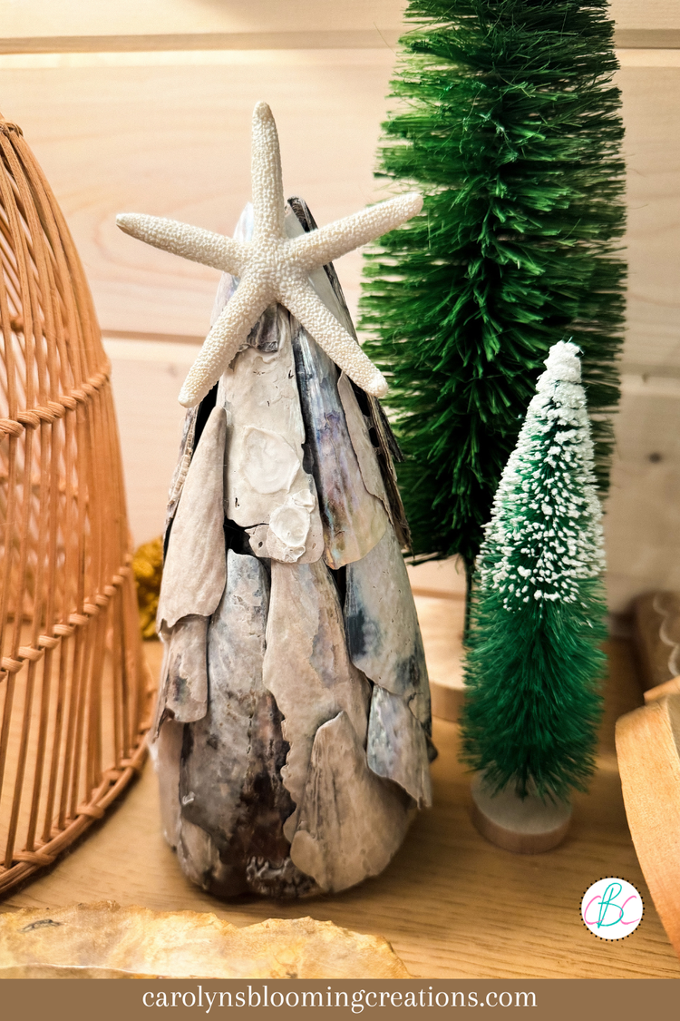 How To Make a Seashell Christmas Tree — DIY Home Improvements Carolyn's ...