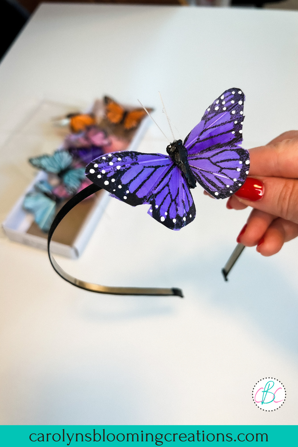 How To Make a Butterfly Tiara — DIY Home Improvements Carolyn's ...