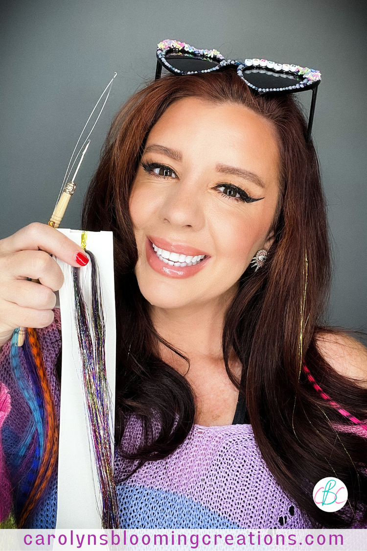 How To Add Hair Tinsel To Your Own Hair At Home — DIY Home Improvements ...