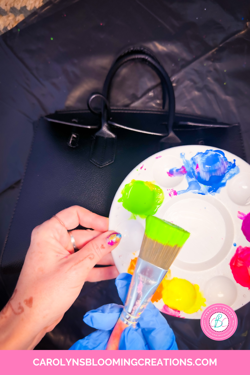 How to Make a Hand Painted Birkin Dupe — DIY Home Improvements Carolyn ...