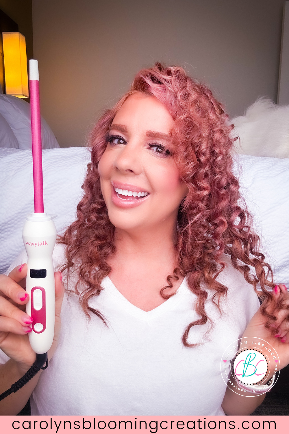 How to Create Tiny Spiral Curls with Wavytalk Curling Iron — DIY Home ...