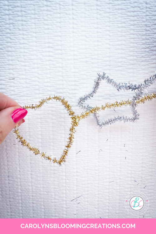 How to Make a Sparkly Pipe Cleaner Crown with Cookie Cutters — DIY Home ...