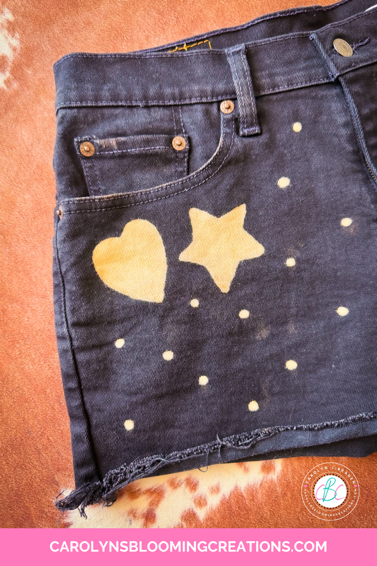 How to Create Bleach Pen Designs on Black Denim — DIY Home Improvements ...