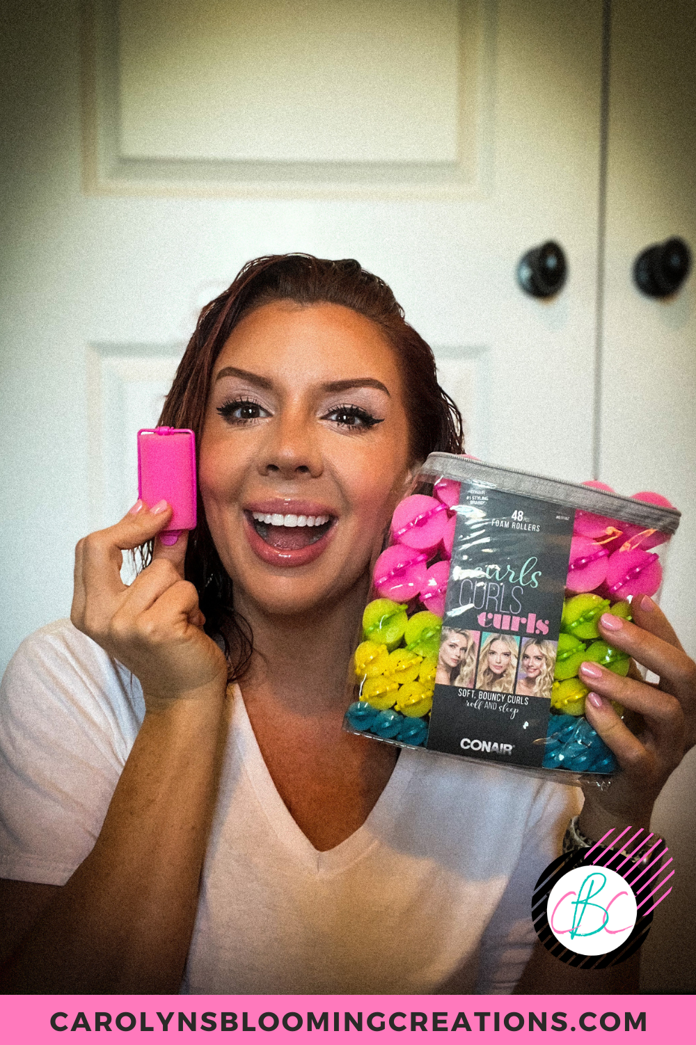 How to Use Sponge Rollers for Big, Bouncy Hair That Lasts — DIY Home ...